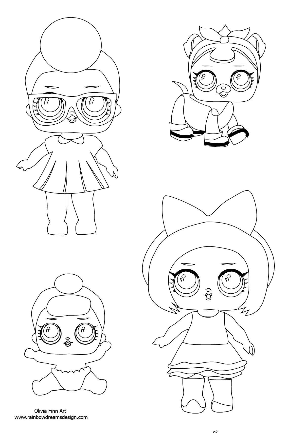 Baby Finn Coloring Pages
